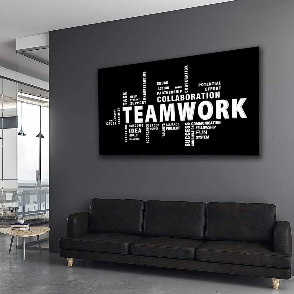 teamwork wall art for office sold on Temu United States