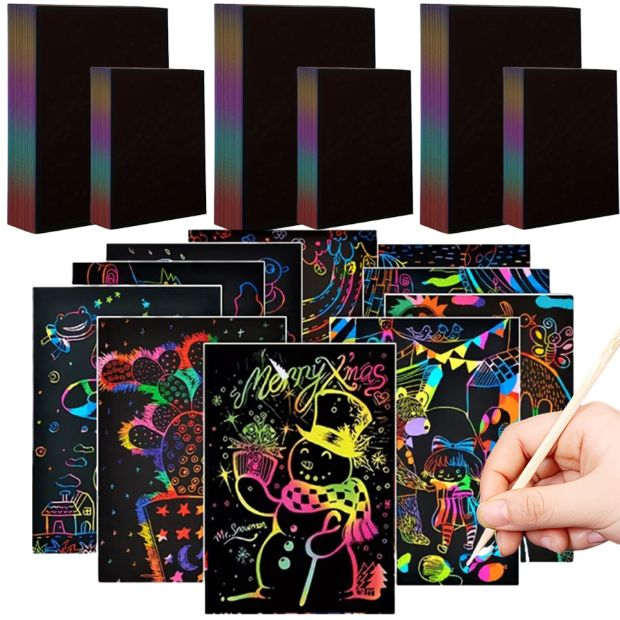 scratch art paper sold on Temu United States