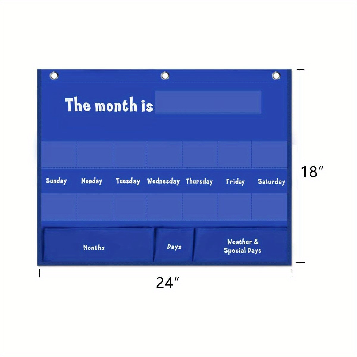 Daily Date Display Cards Classroom Flip Calendar For Bulletin Board ...