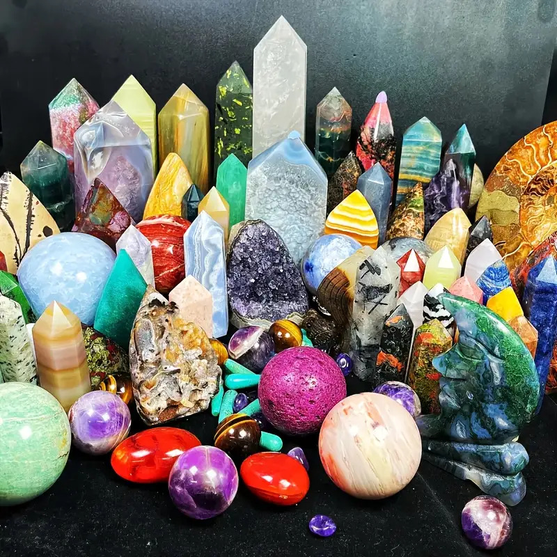 crystals and stones sold on Temu United States