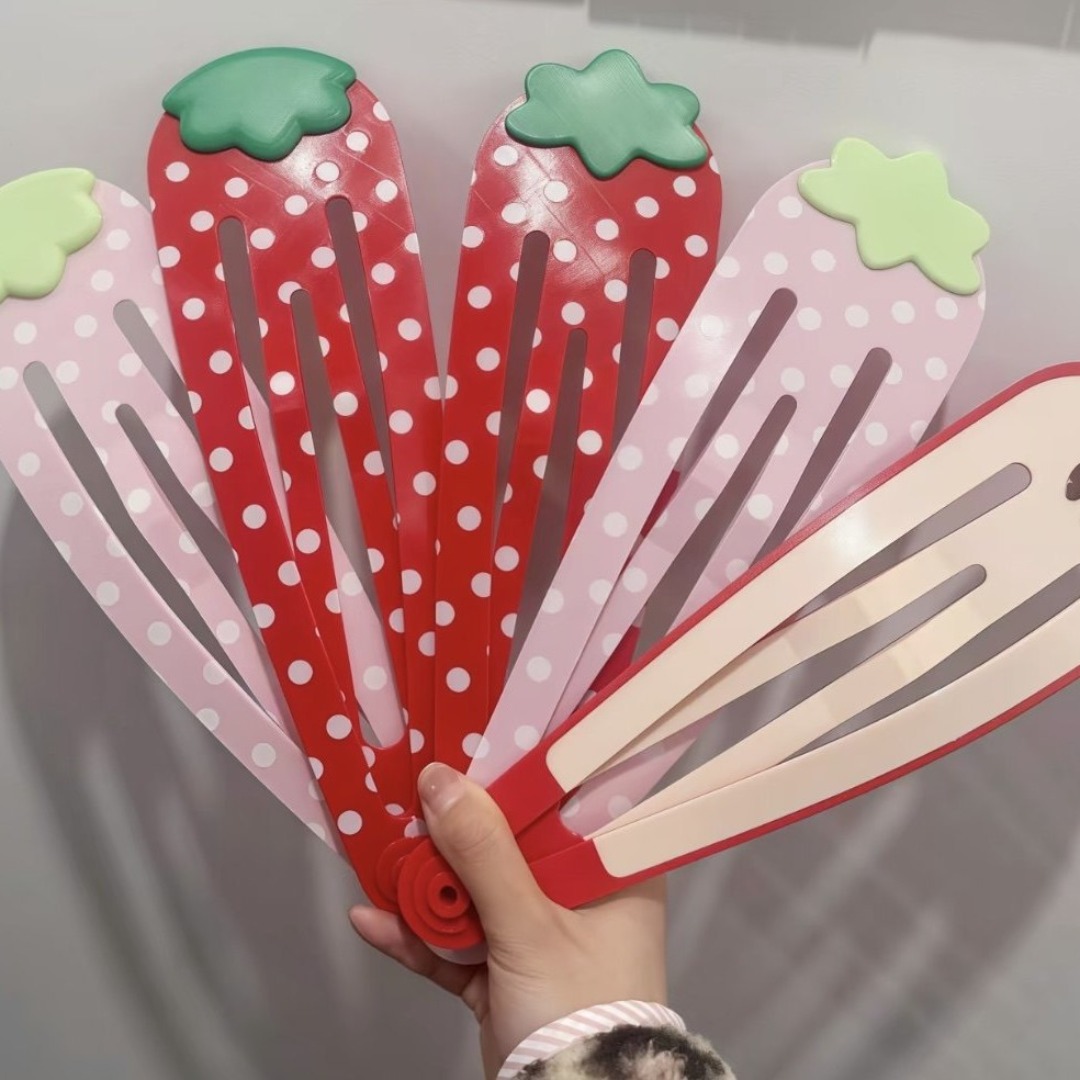 fruit hair clips sold on Temu United States