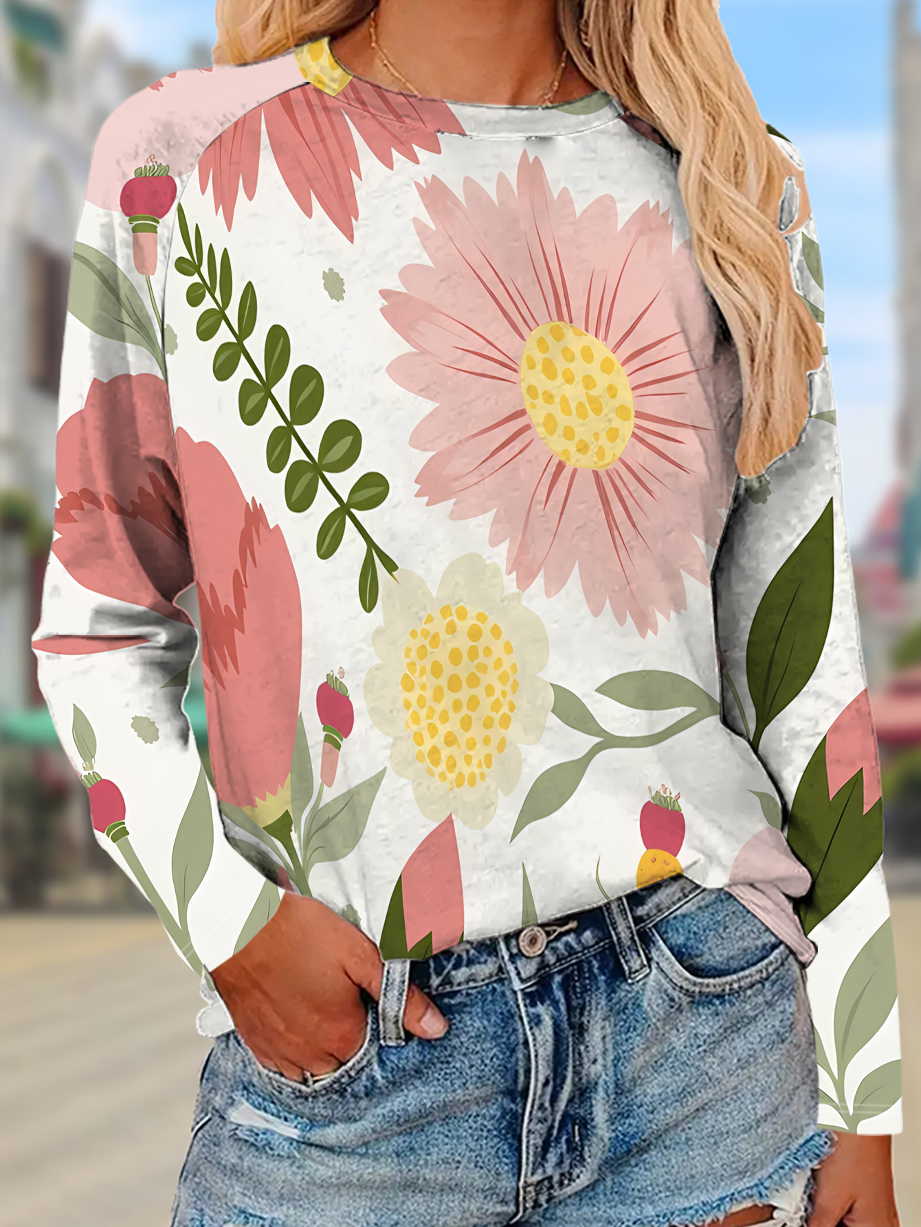 green flower top - Austria