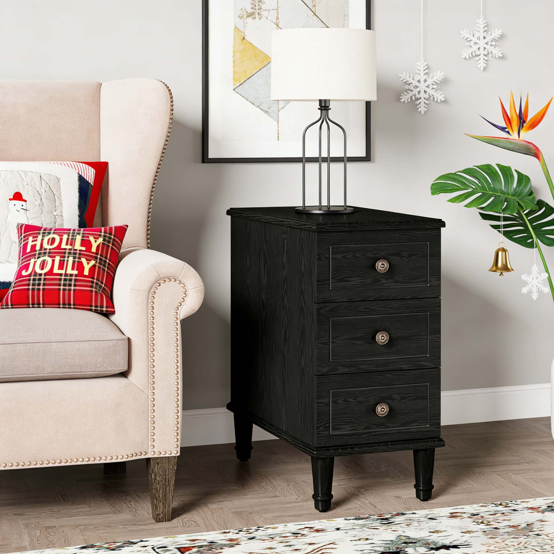 narrow end tables sold on Temu United States