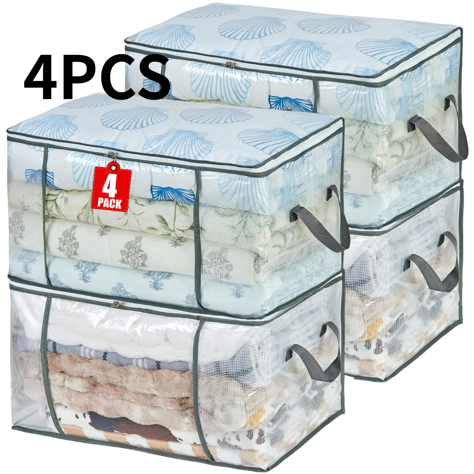 transparent storage bag sold on Temu United States