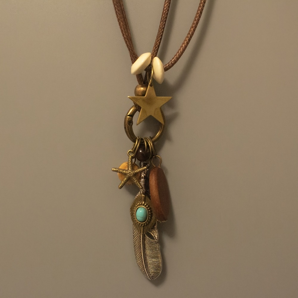 boho necklaces sold on Temu United States