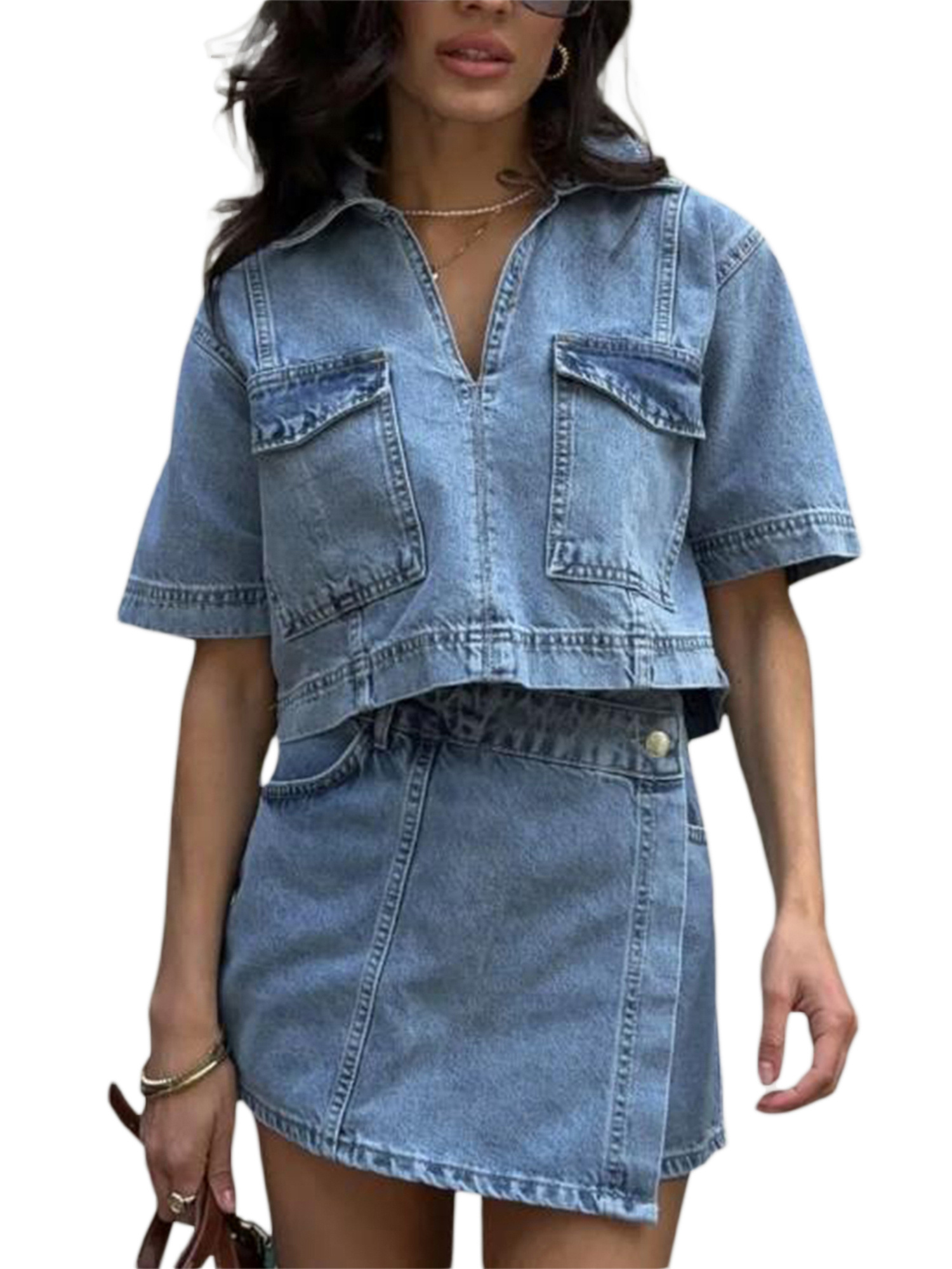 denim party outfits sold on Temu United States