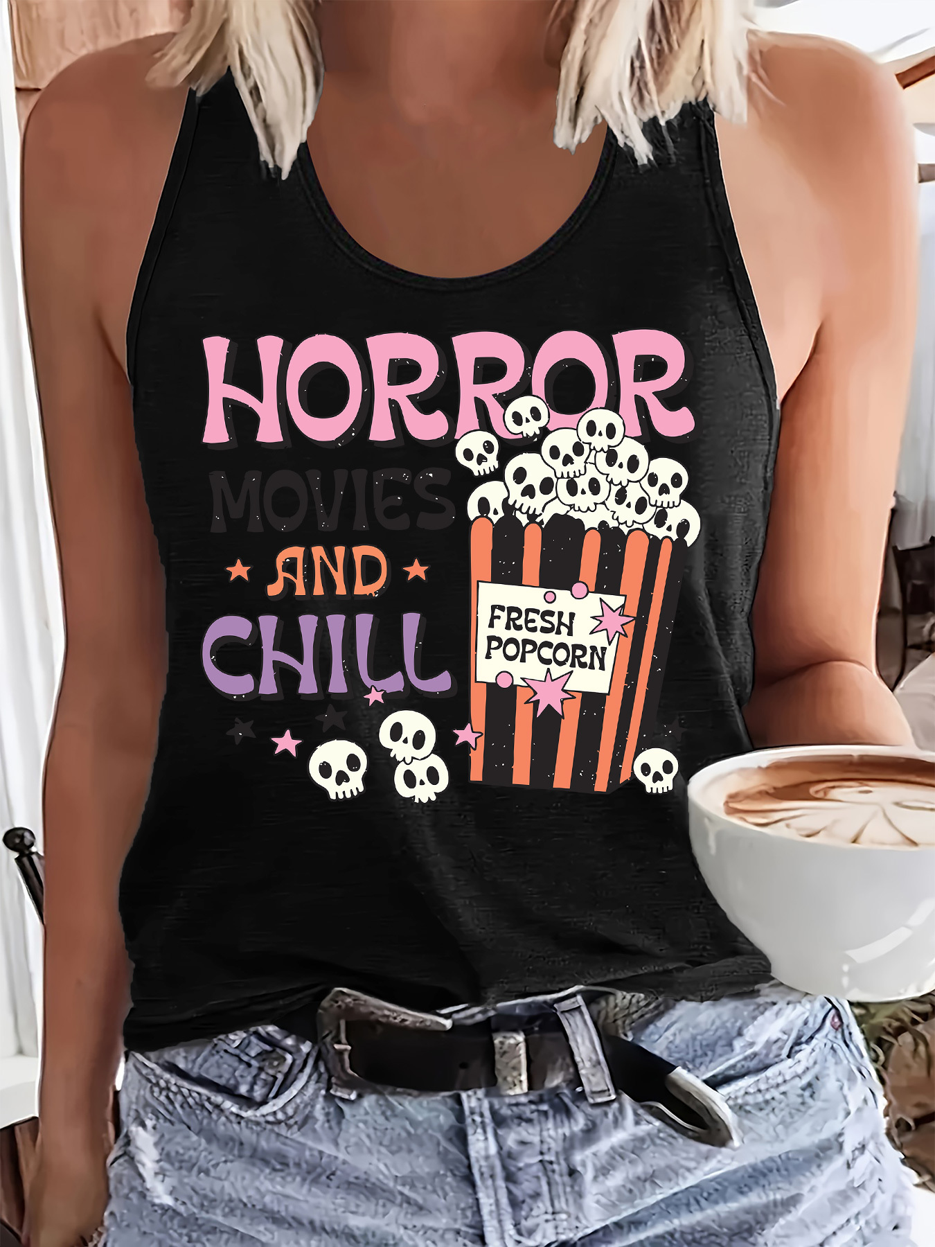 horror tank tops sold on Temu United States