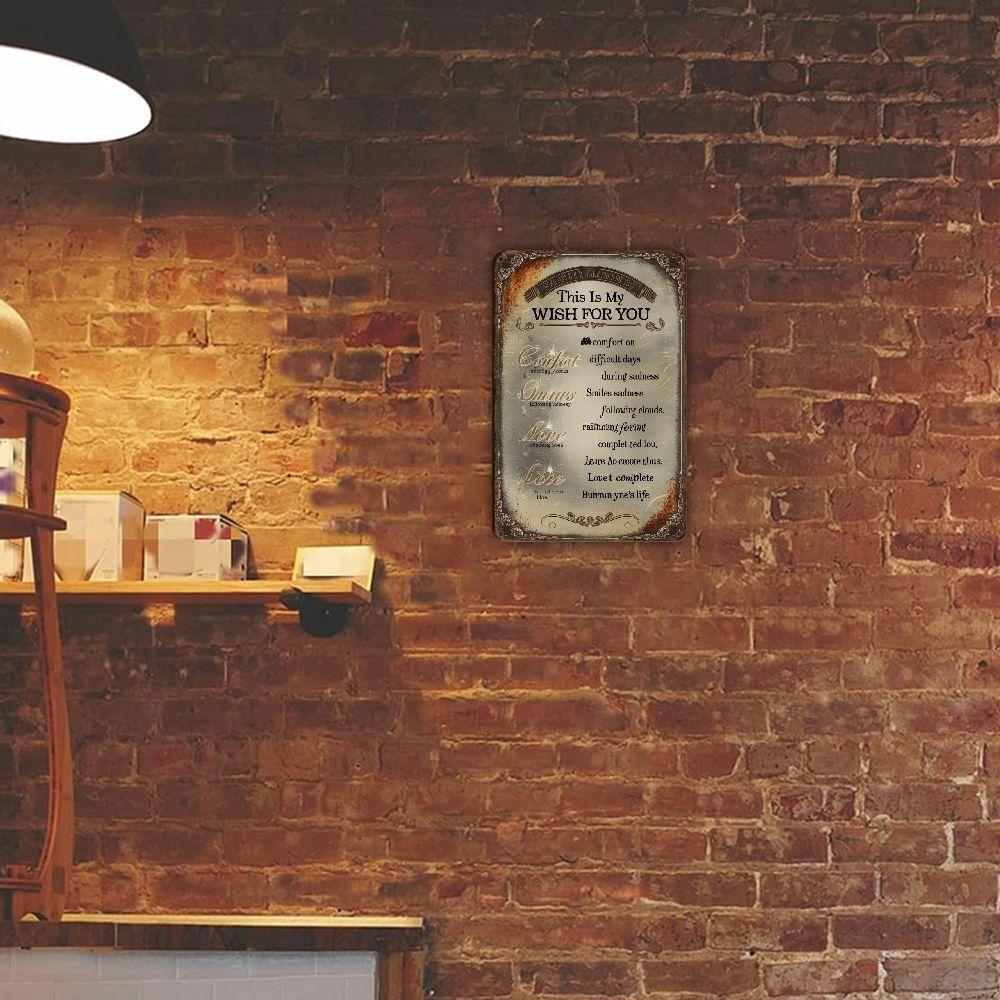 Vintage inspired Metal ' ' Sign - Temu