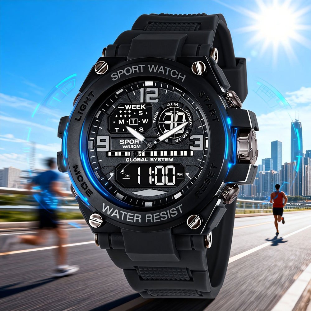sport watches for men sold on Temu United States
