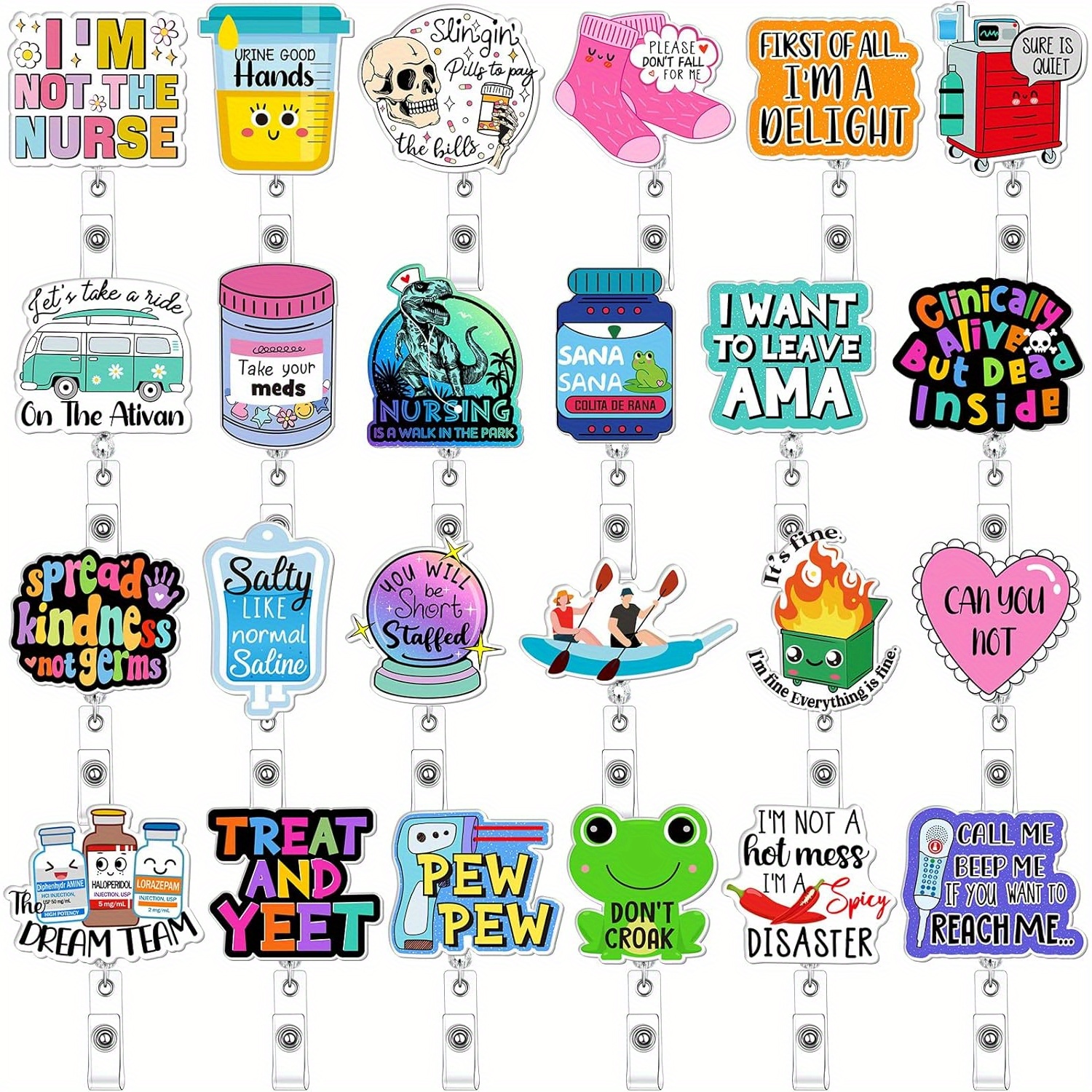 badge reels sold on Temu United States