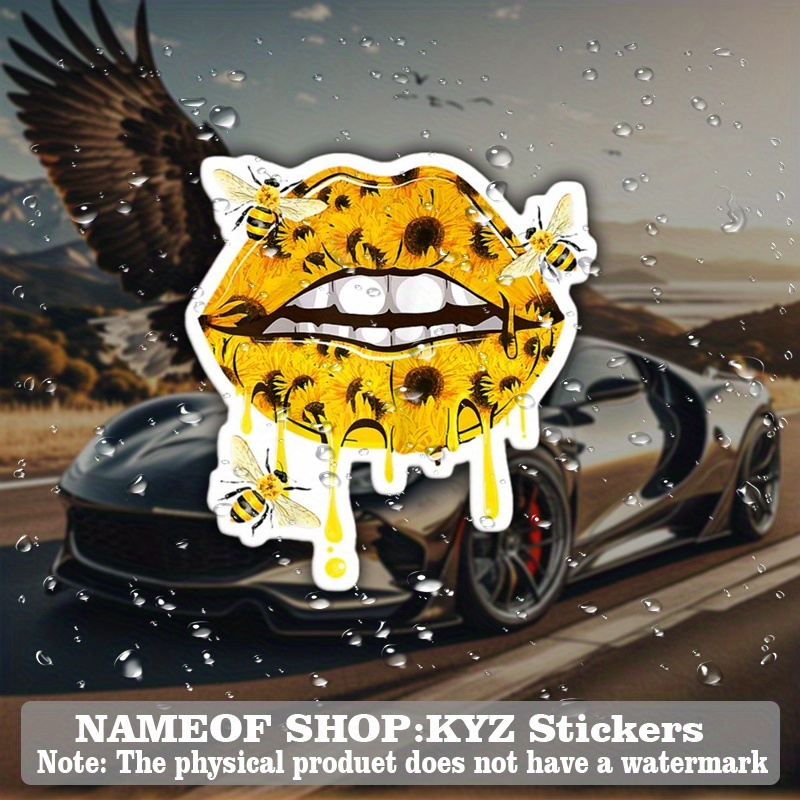 bee car decal sold on Temu United States