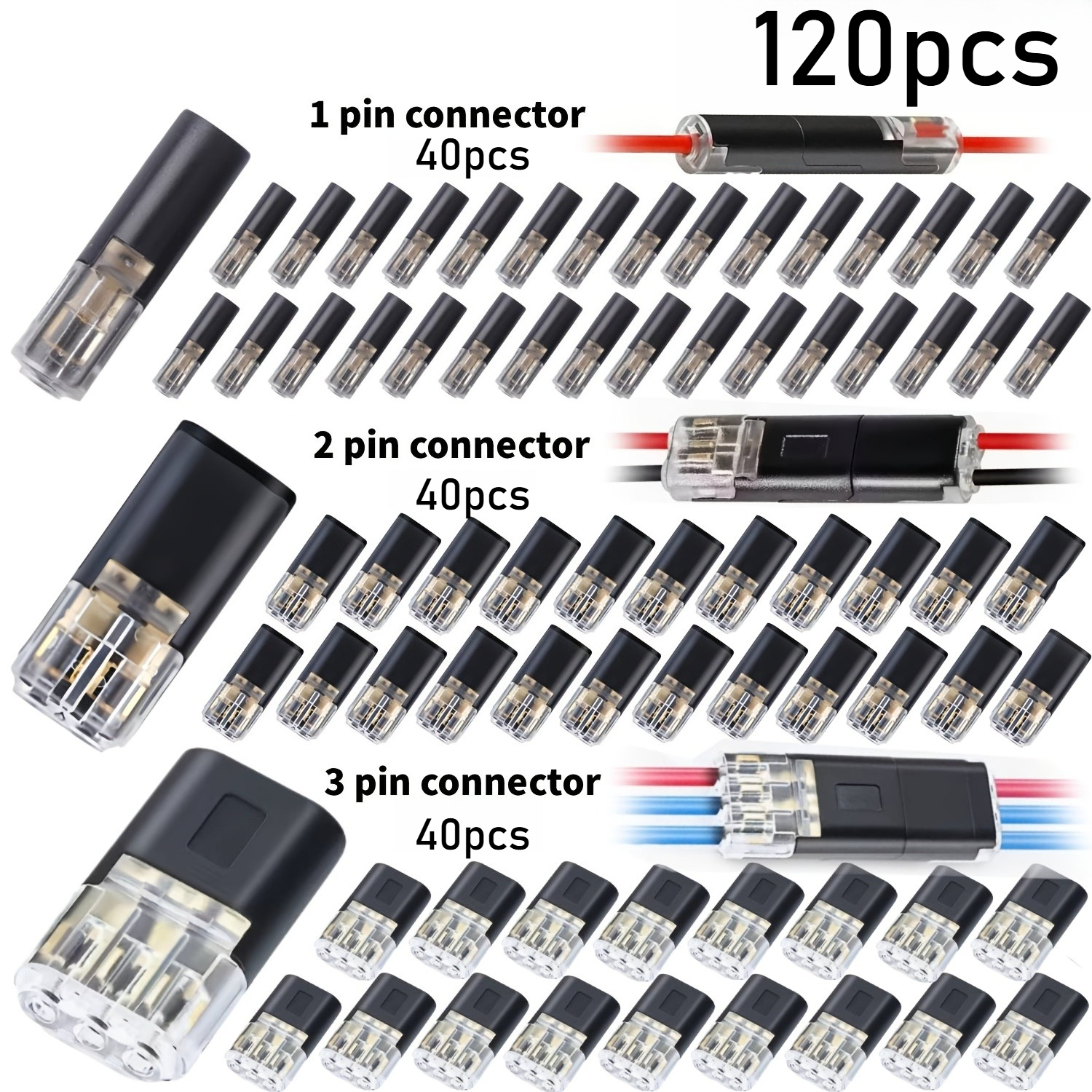 electrical connectors sold on Temu United States
