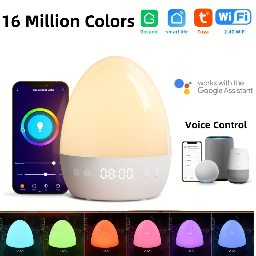 sunrise alarm clock sold on Temu United States