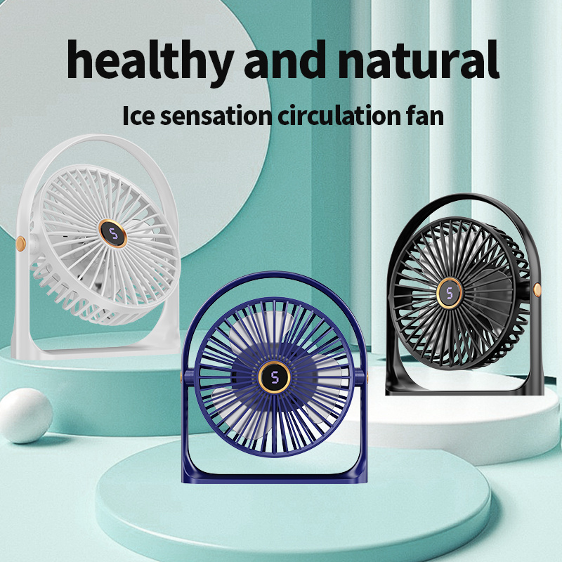 rechargeable solar fan sold on Temu United States