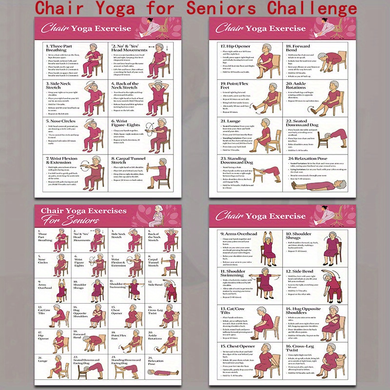 Free Chair Yoga Charts For Seniors - Infoupdate.org