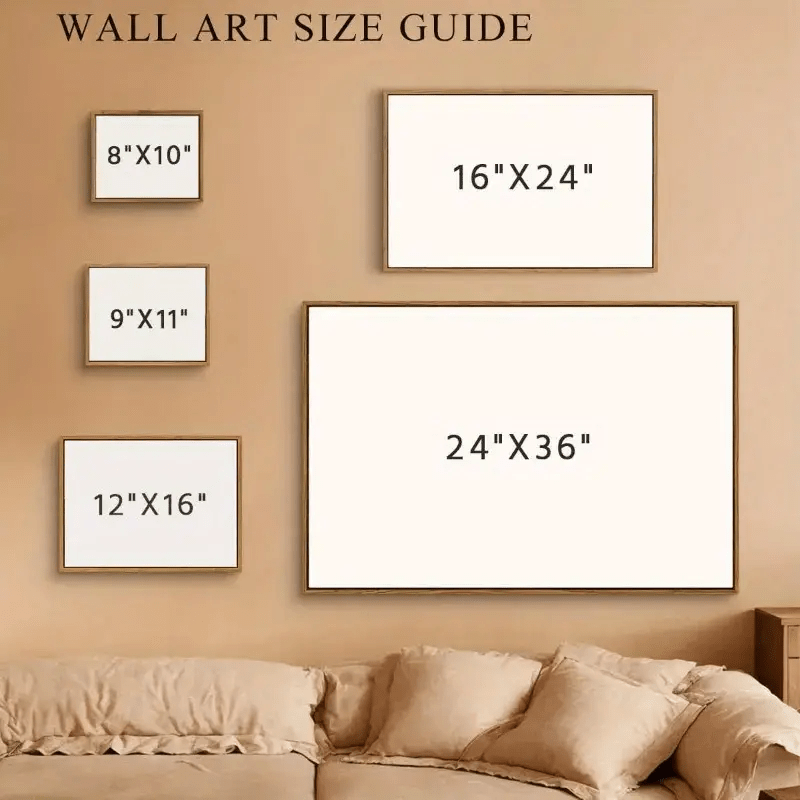 Ready hang Wooden Framed Canvas Art Cross Flower Mural - Temu