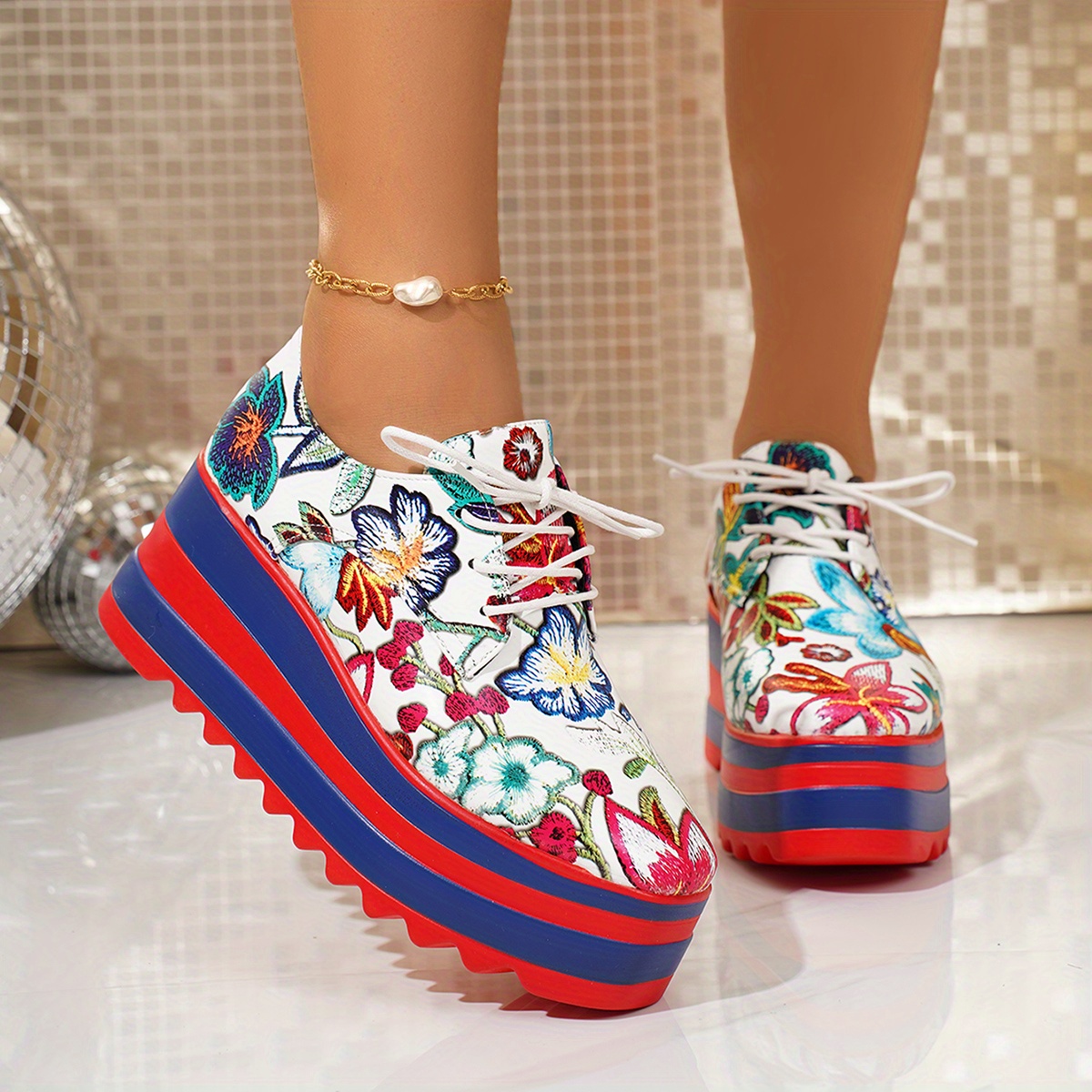 women platform shoes sold on Temu United States