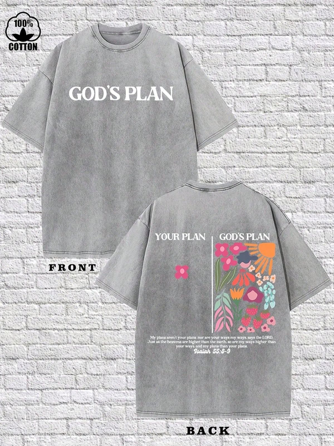 faith shirts sold on Temu United States