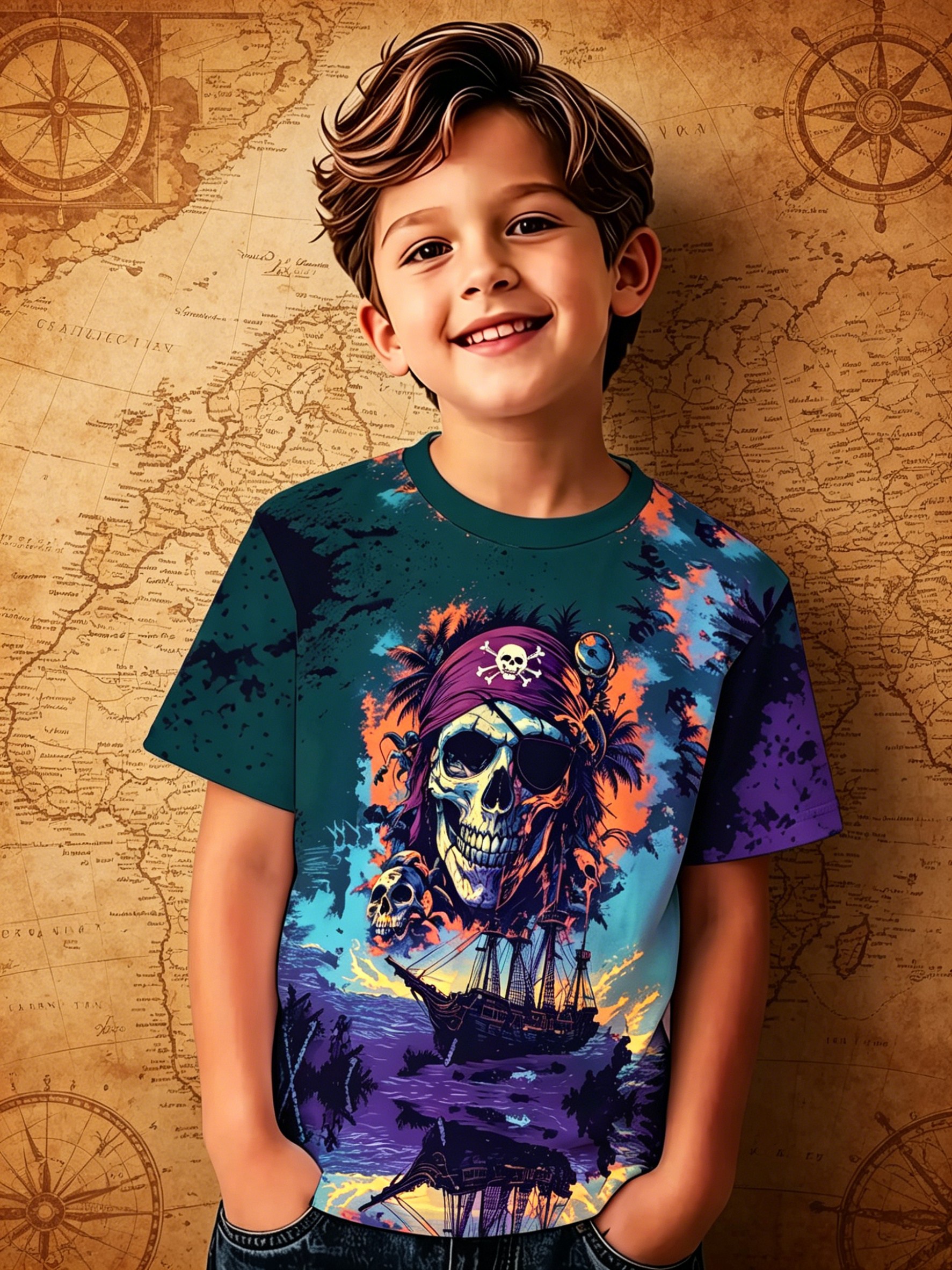 pirate shirt for boys - South Africa