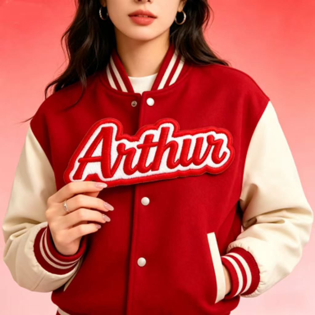 custom embroidered name patches sold on Temu United States