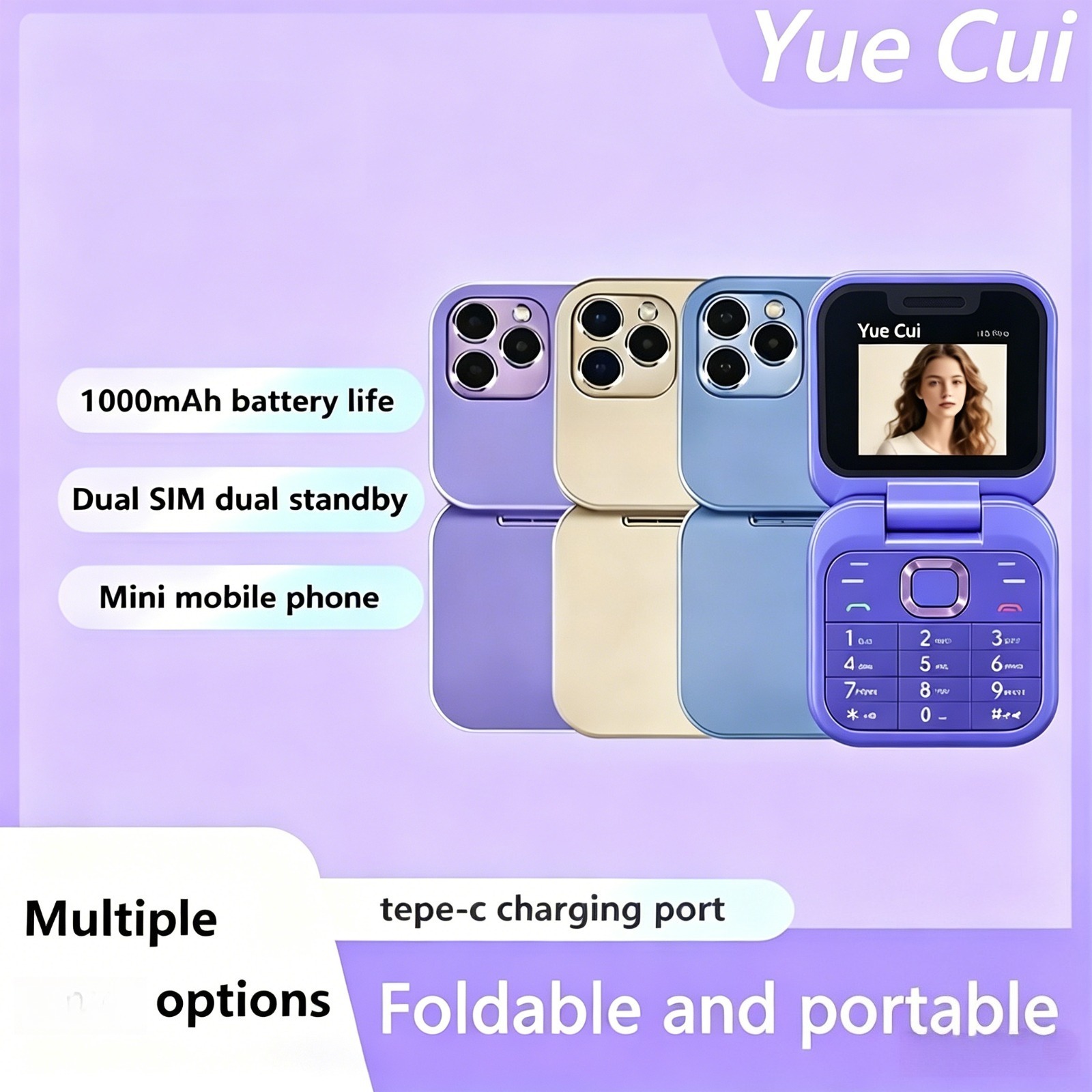 mini phones sold on Temu United States