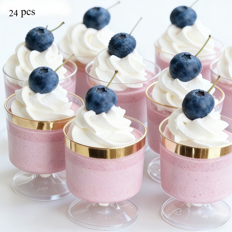 plastic dessert cups sold on Temu New Zealand