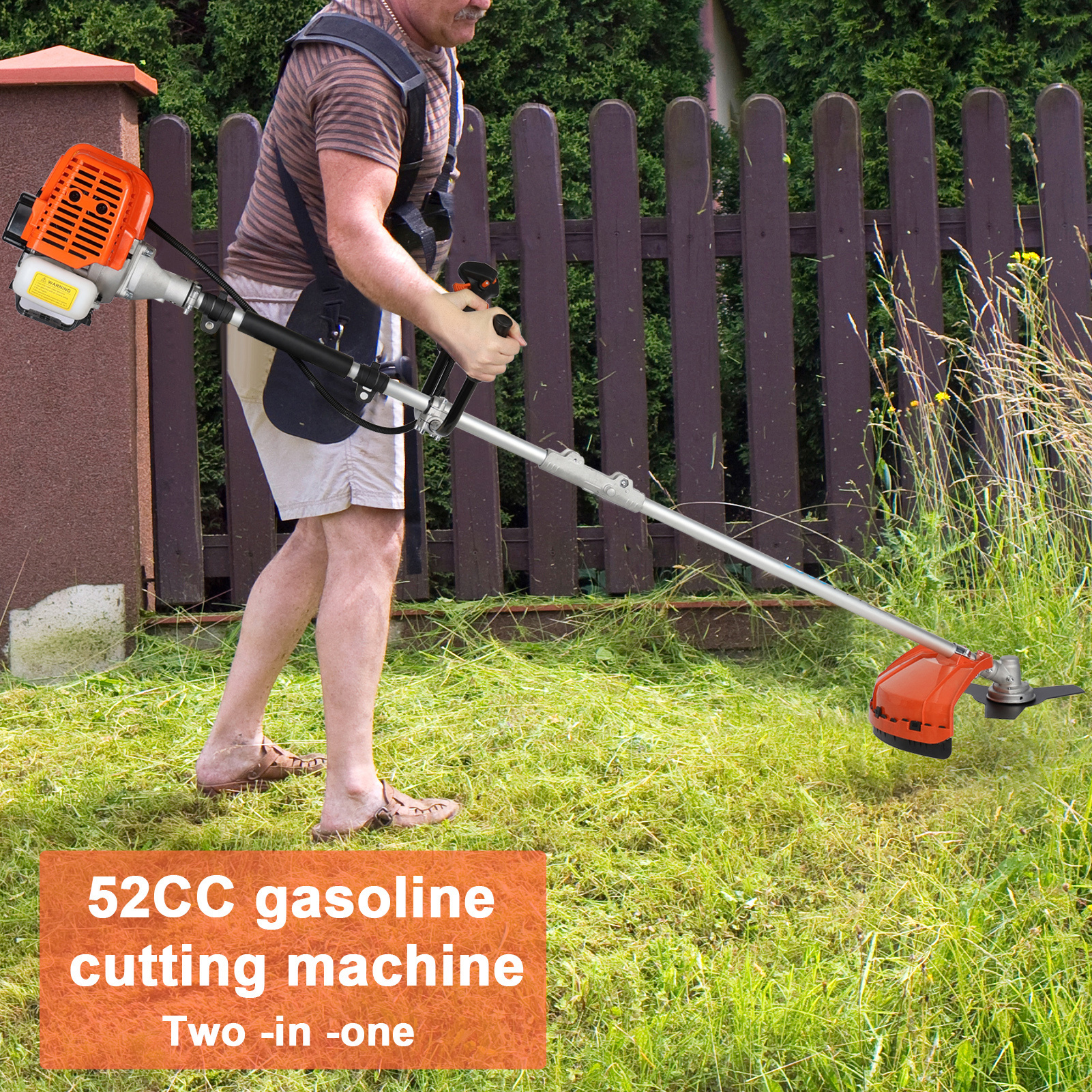 52cc brush cutter sold on Temu United States