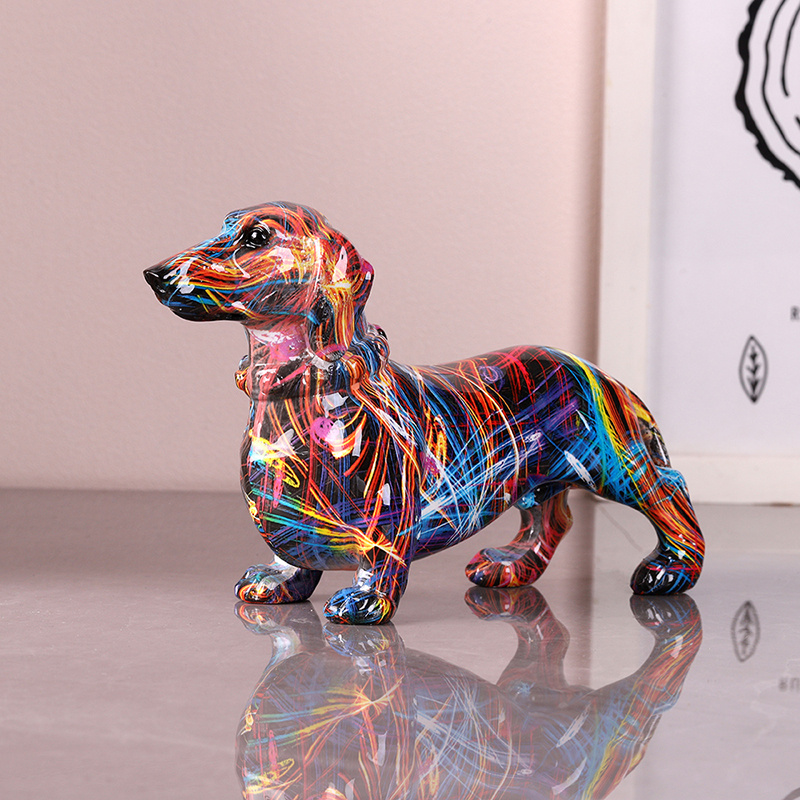 resin dachshund sold on Temu Australia