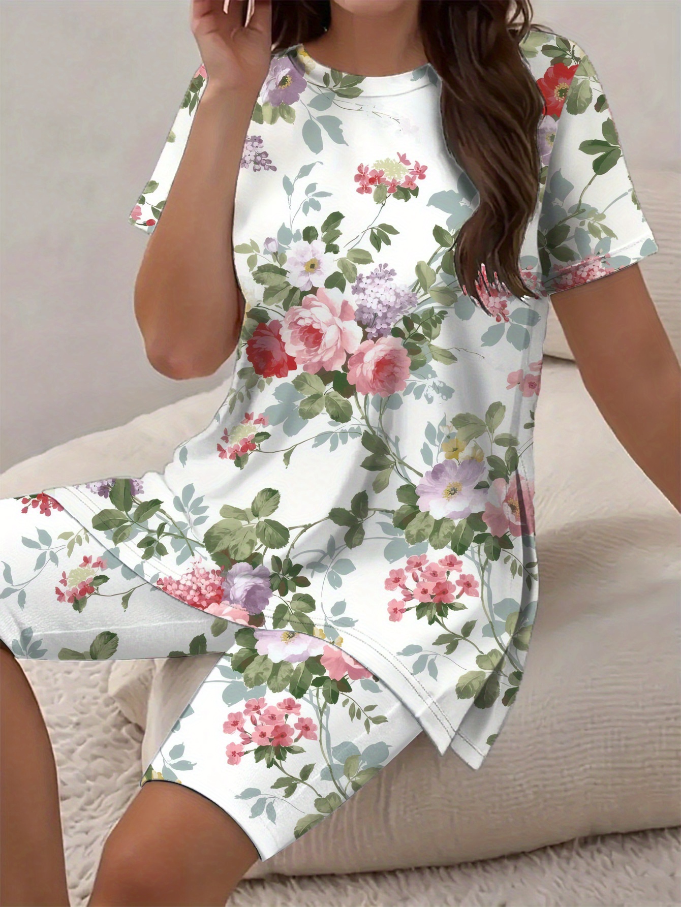 plus size two piece outfits sold on Temu United States