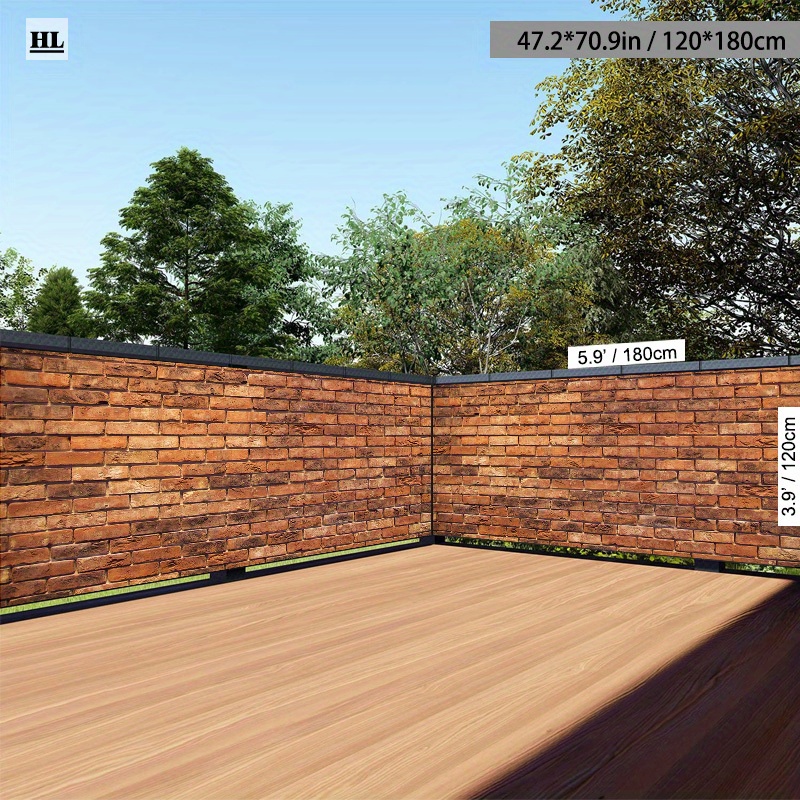 balcony privacy screen cover sold on Temu United States