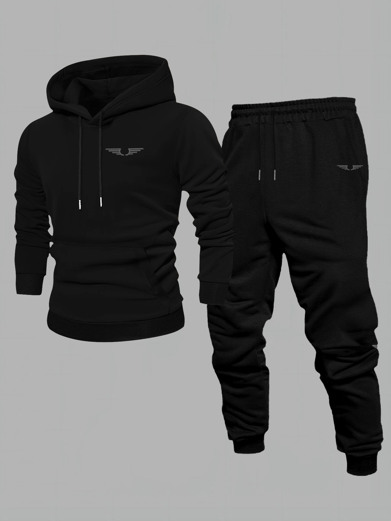 black tracksuit sold on Temu Philippines