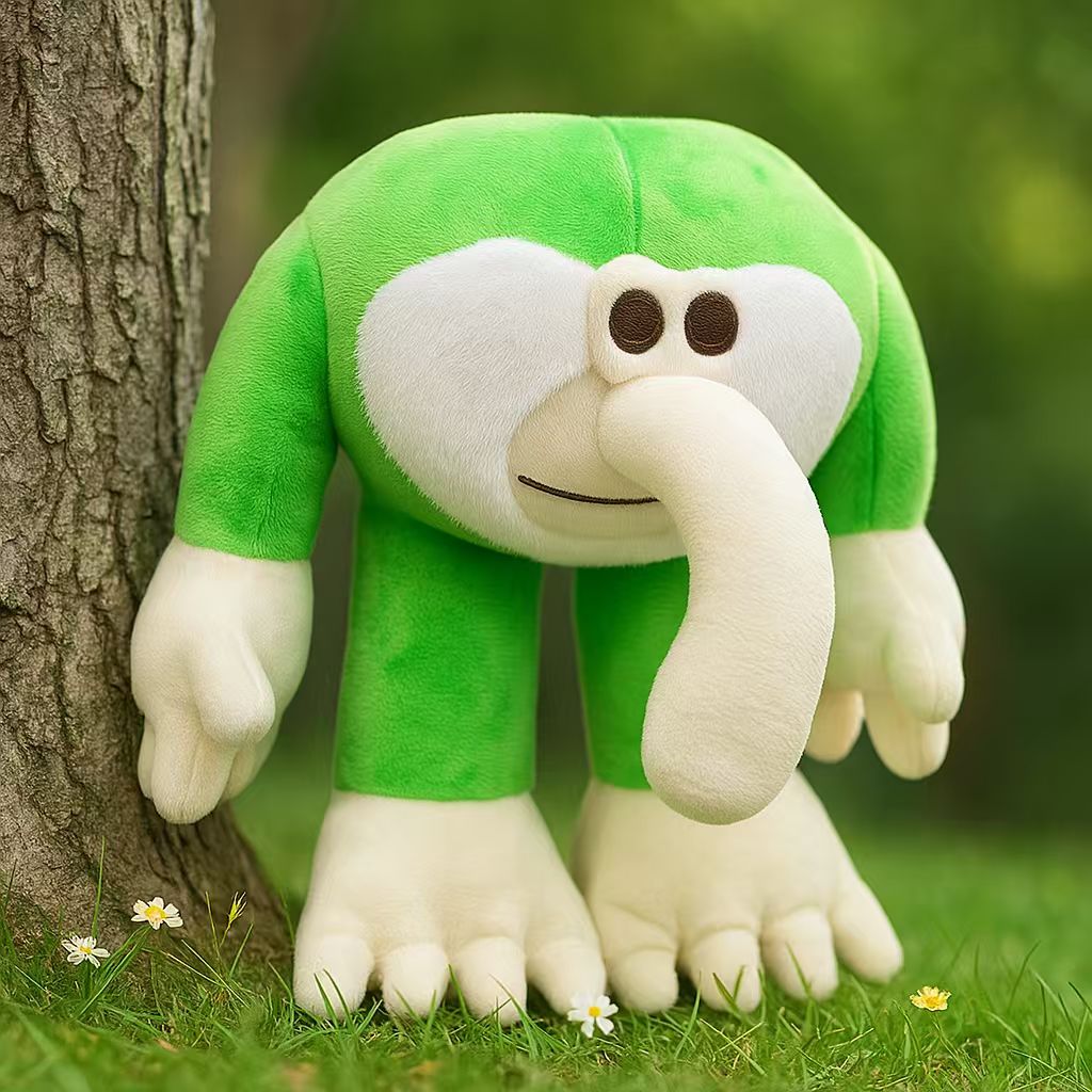 strawberry elephant plush sold on Temu United States