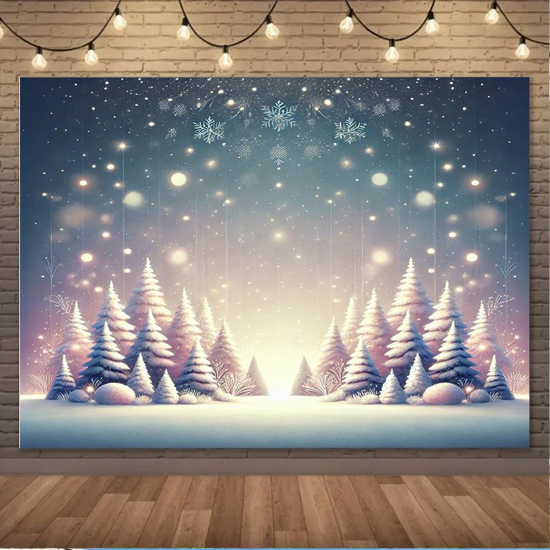 Sfondo Fotografico Invernale Sfondo Pupazzo Di Neve Fotografia Di