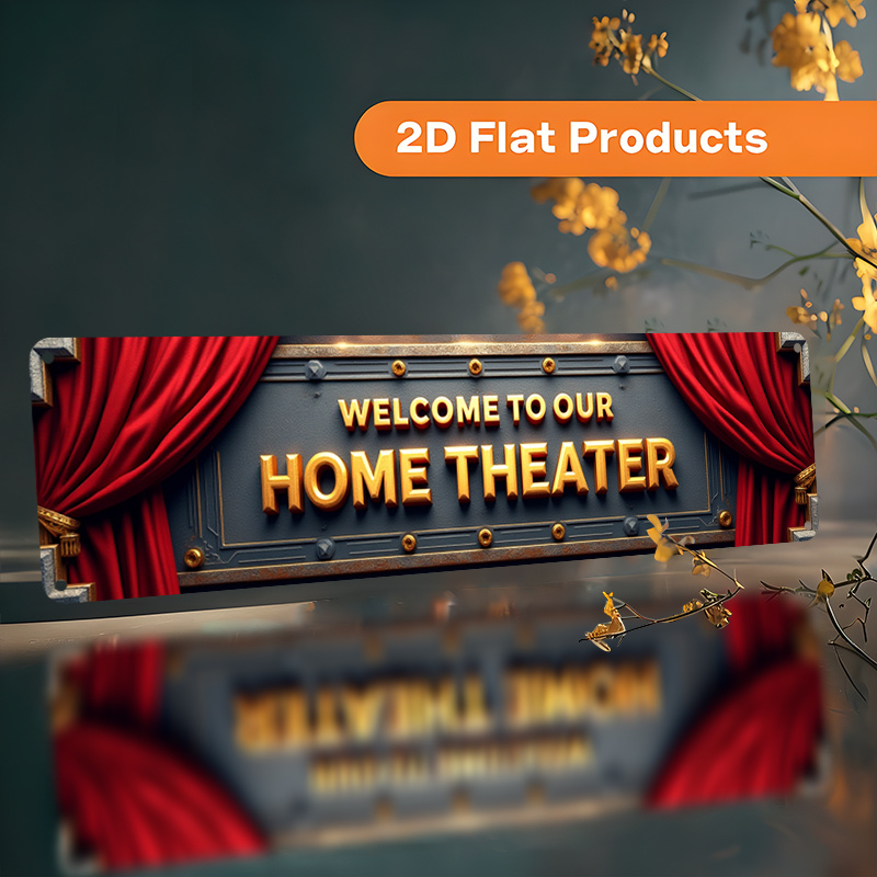 home theater sign sold on Temu United States