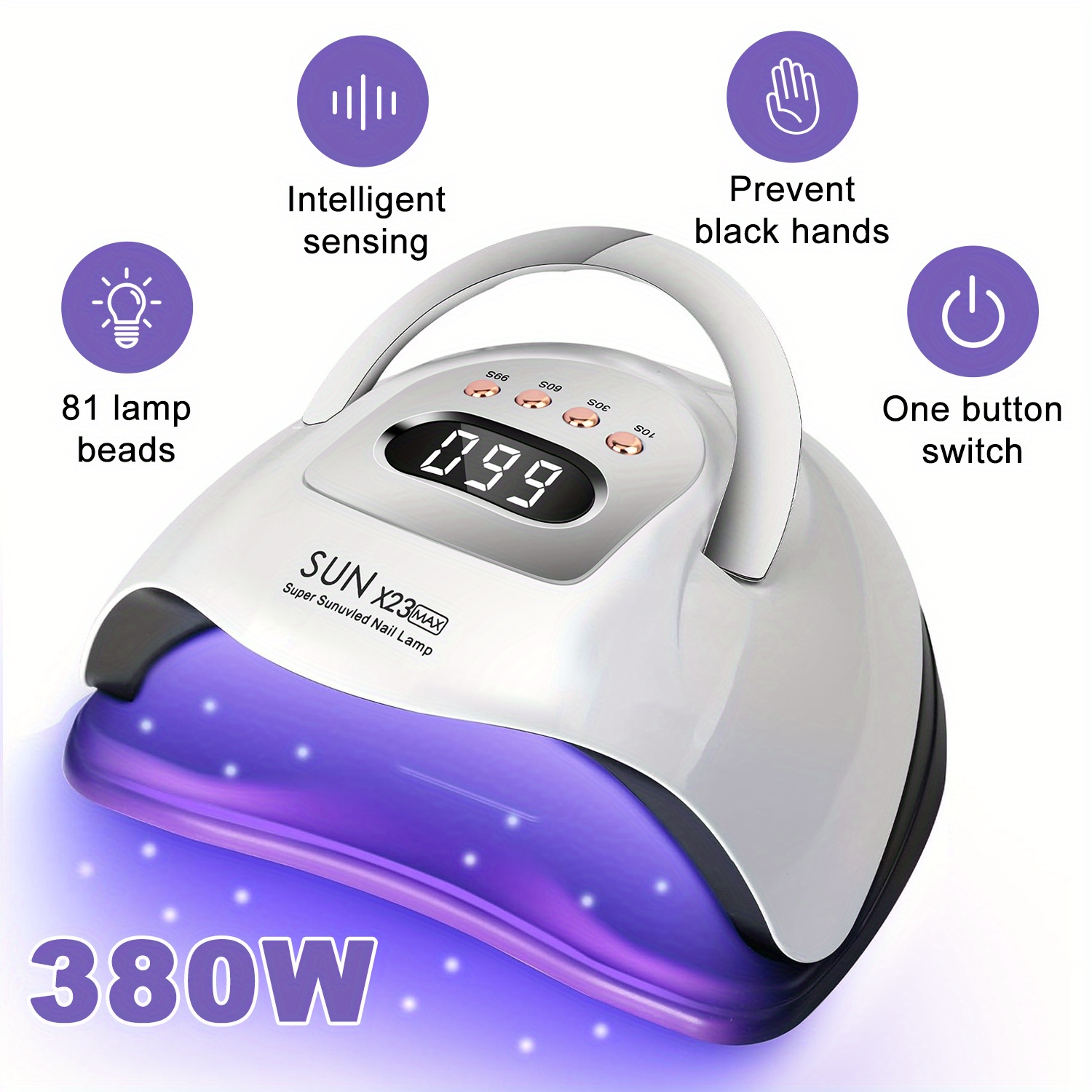 nails lamp sold on Temu United States