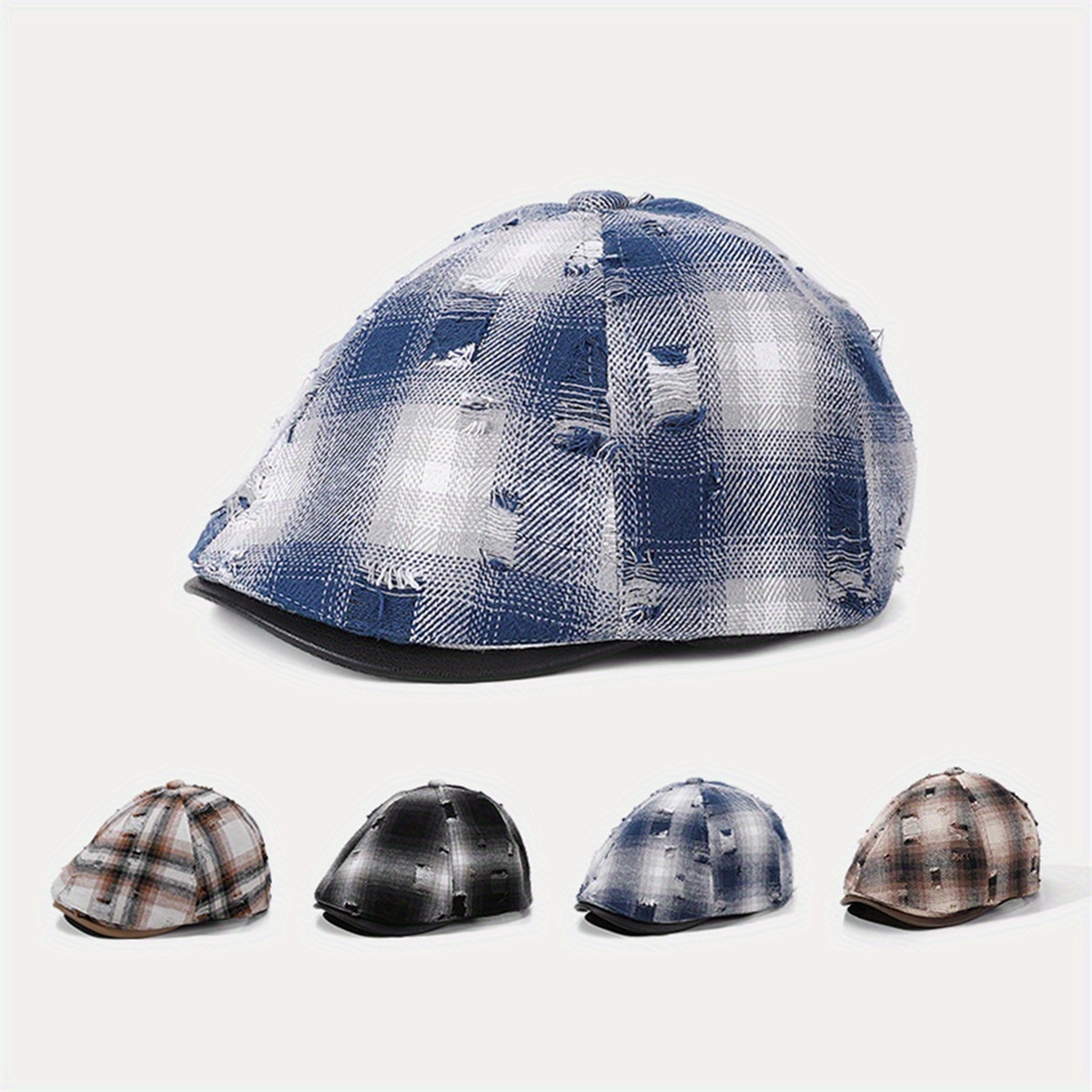 men hats newsboy sold on Temu United States