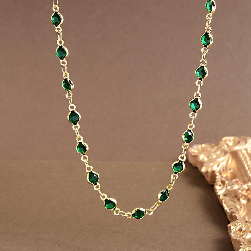 emerald jewelry sold on Temu United States