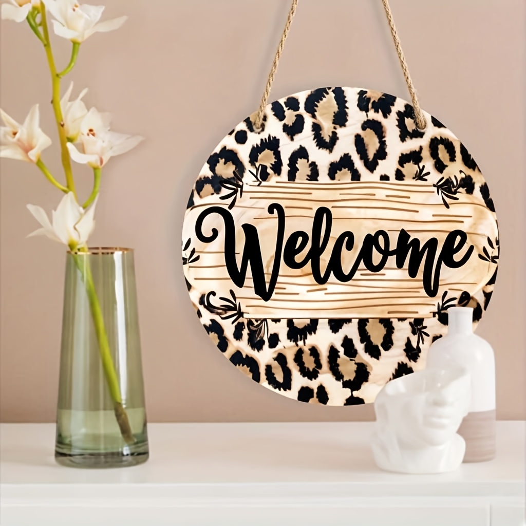 welcome signs sold on Temu United States