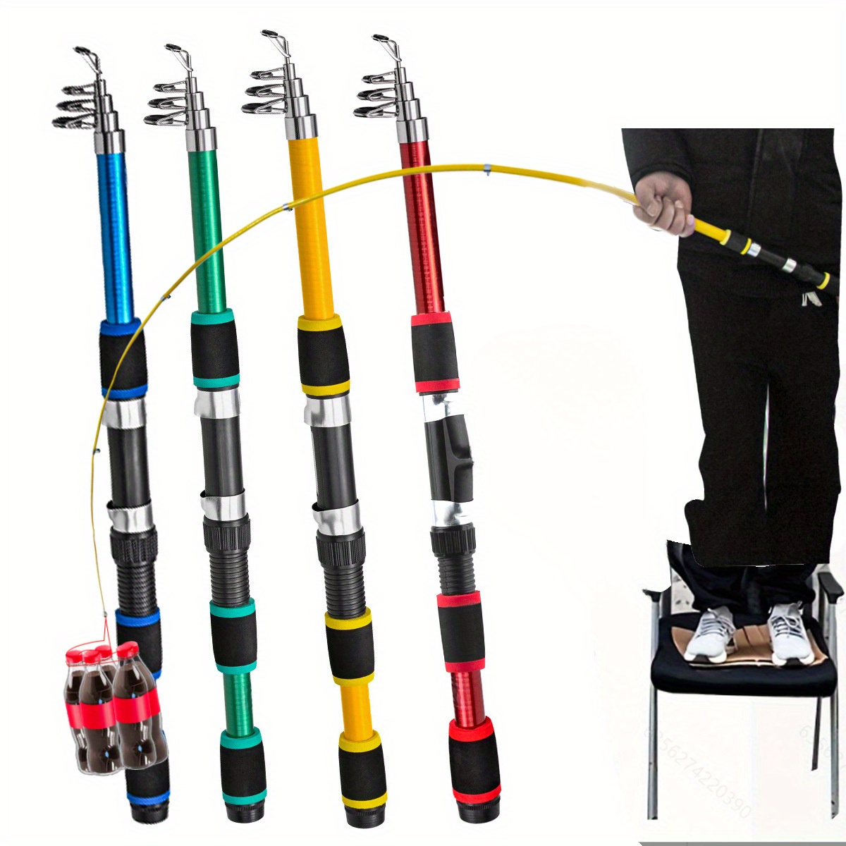 fishing rods and gear sold on Temu United States