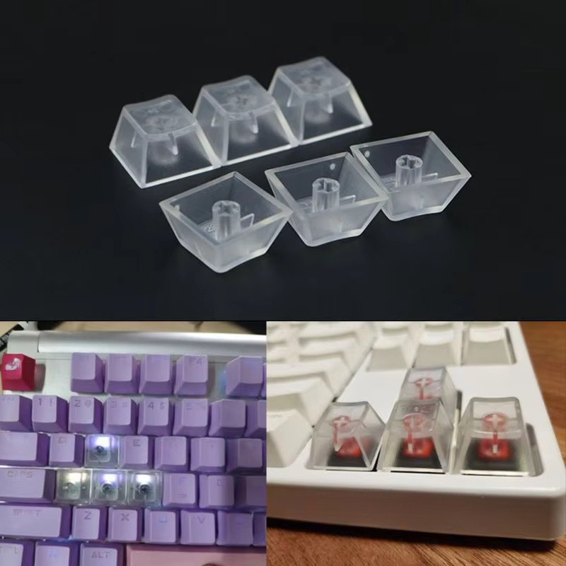 transparent keycaps sold on Temu United States