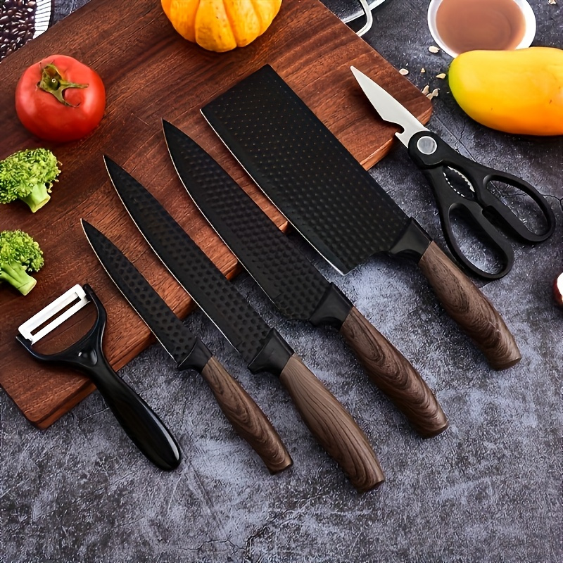 kitchen knifes set sold on Temu United States