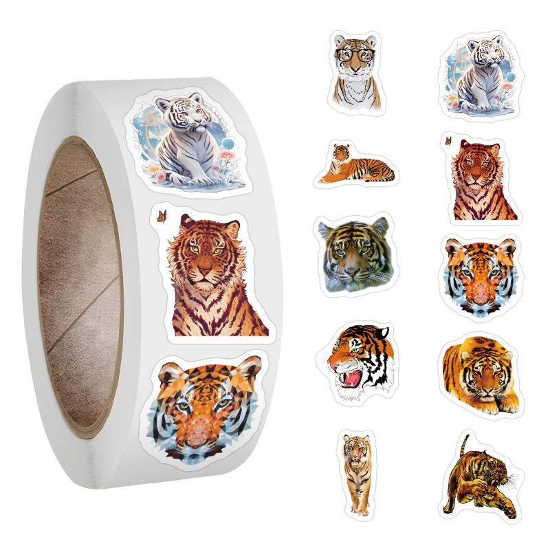 tiger stickers sold on Temu United States