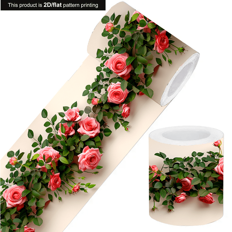 rose wallpaper sold on Temu United States