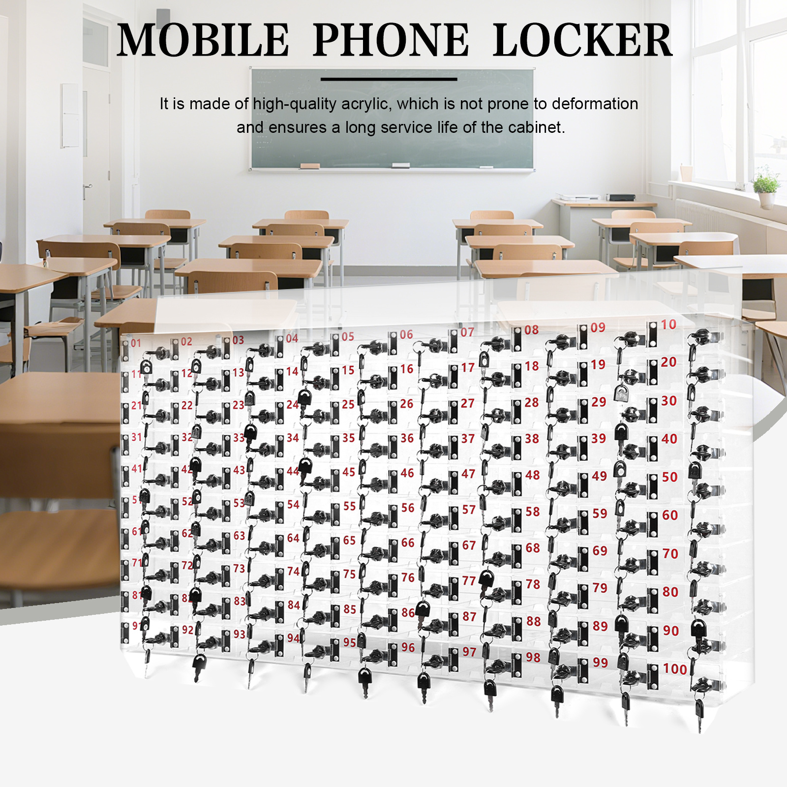 cell phone lock box sold on Temu United States