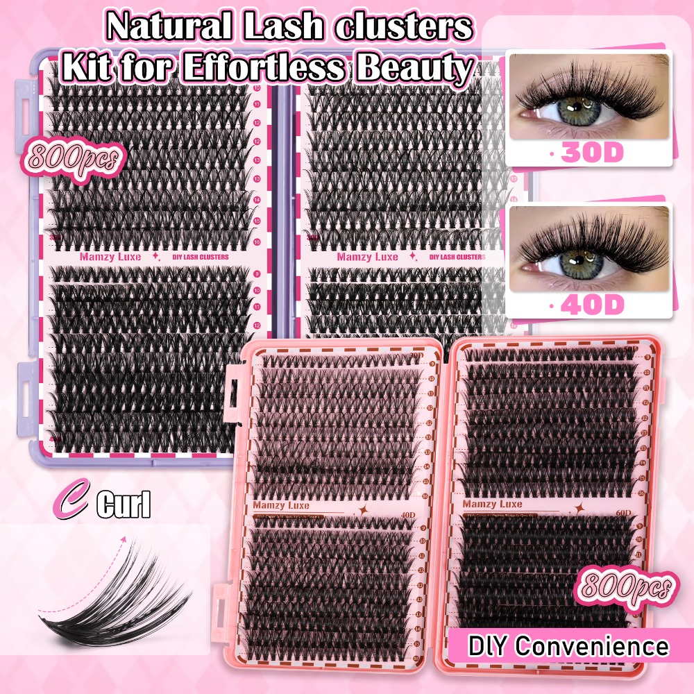 eyelash clusters sold on Temu United States