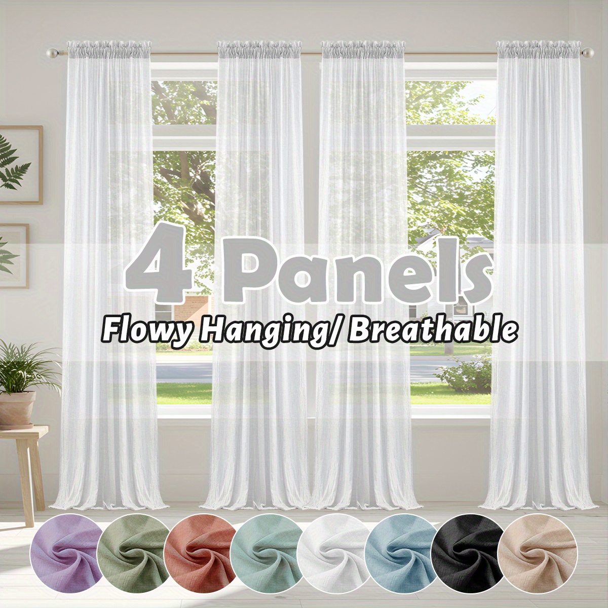 drapes and curtains sold on Temu United States