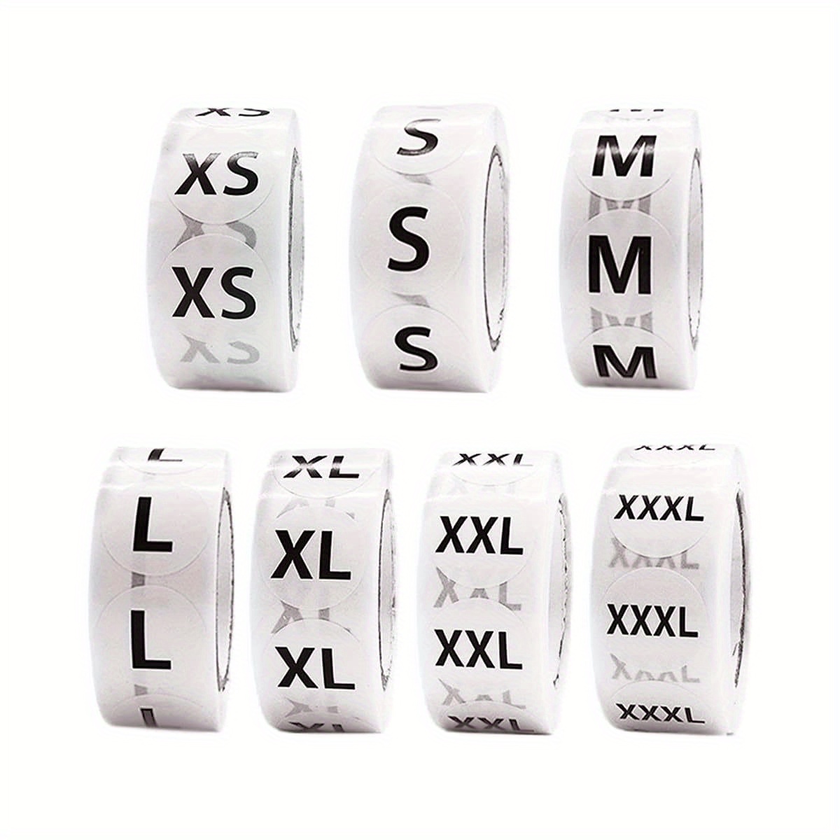 clothing size chart sold on Temu United States