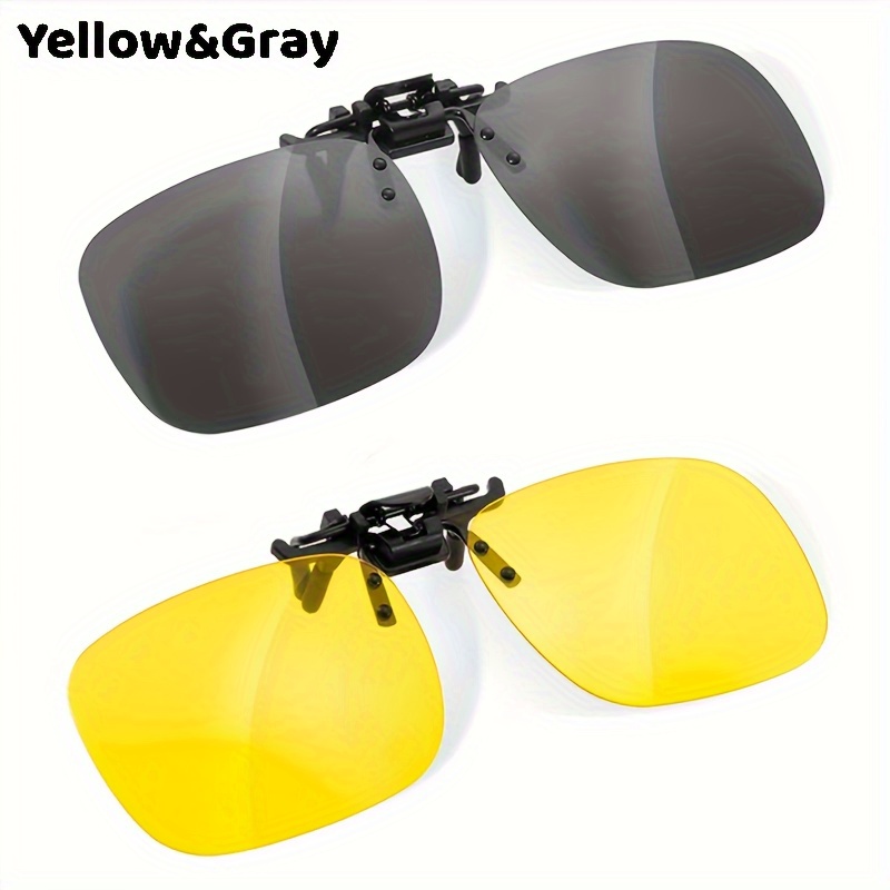 clip on sunglasses sold on Temu United States