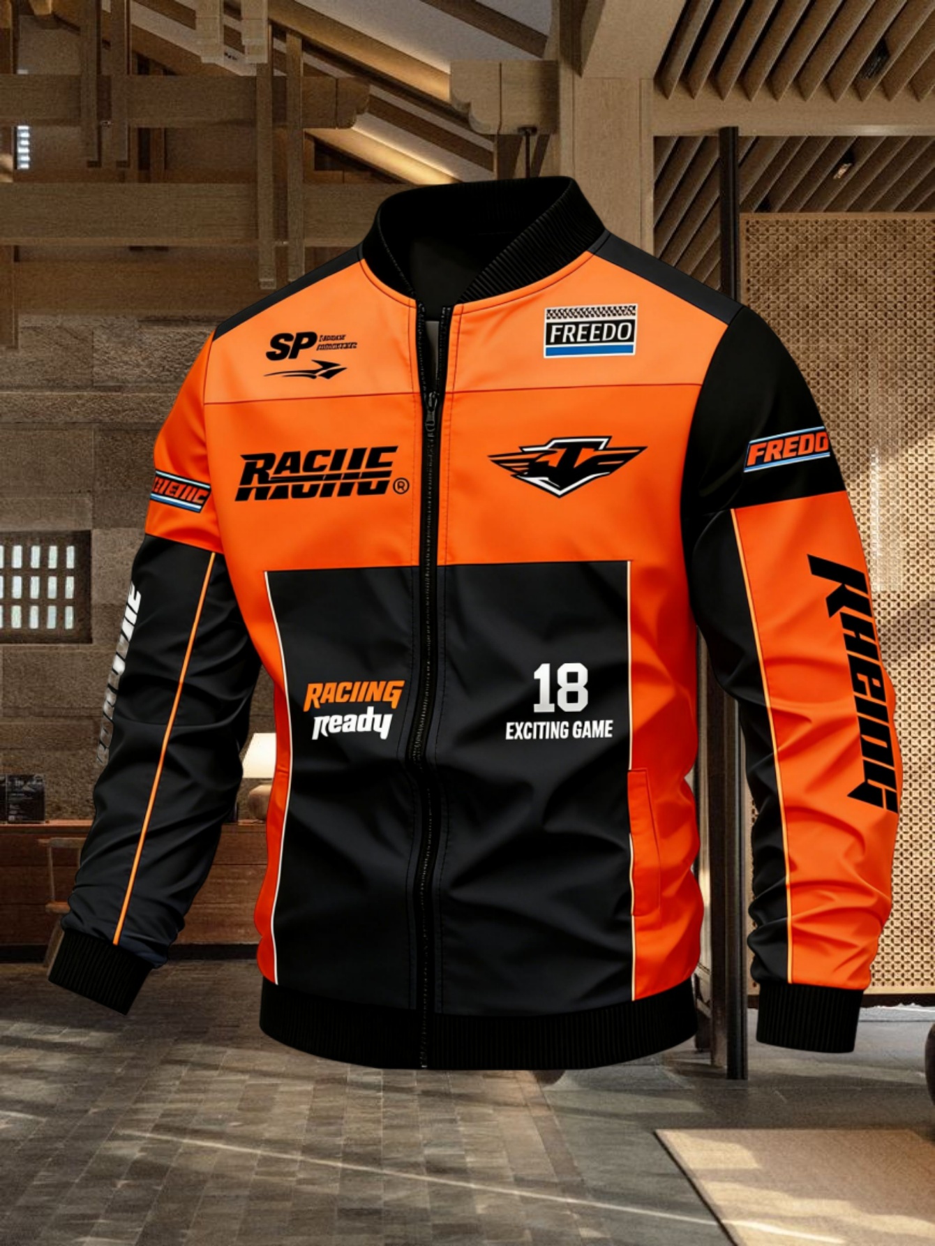 racing jacket sold on Temu United States