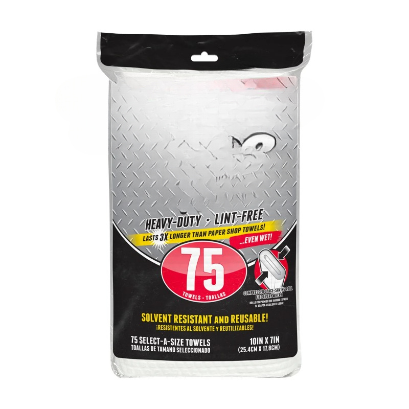 75 count heavy duty lint free cloth rags solvent - Temu